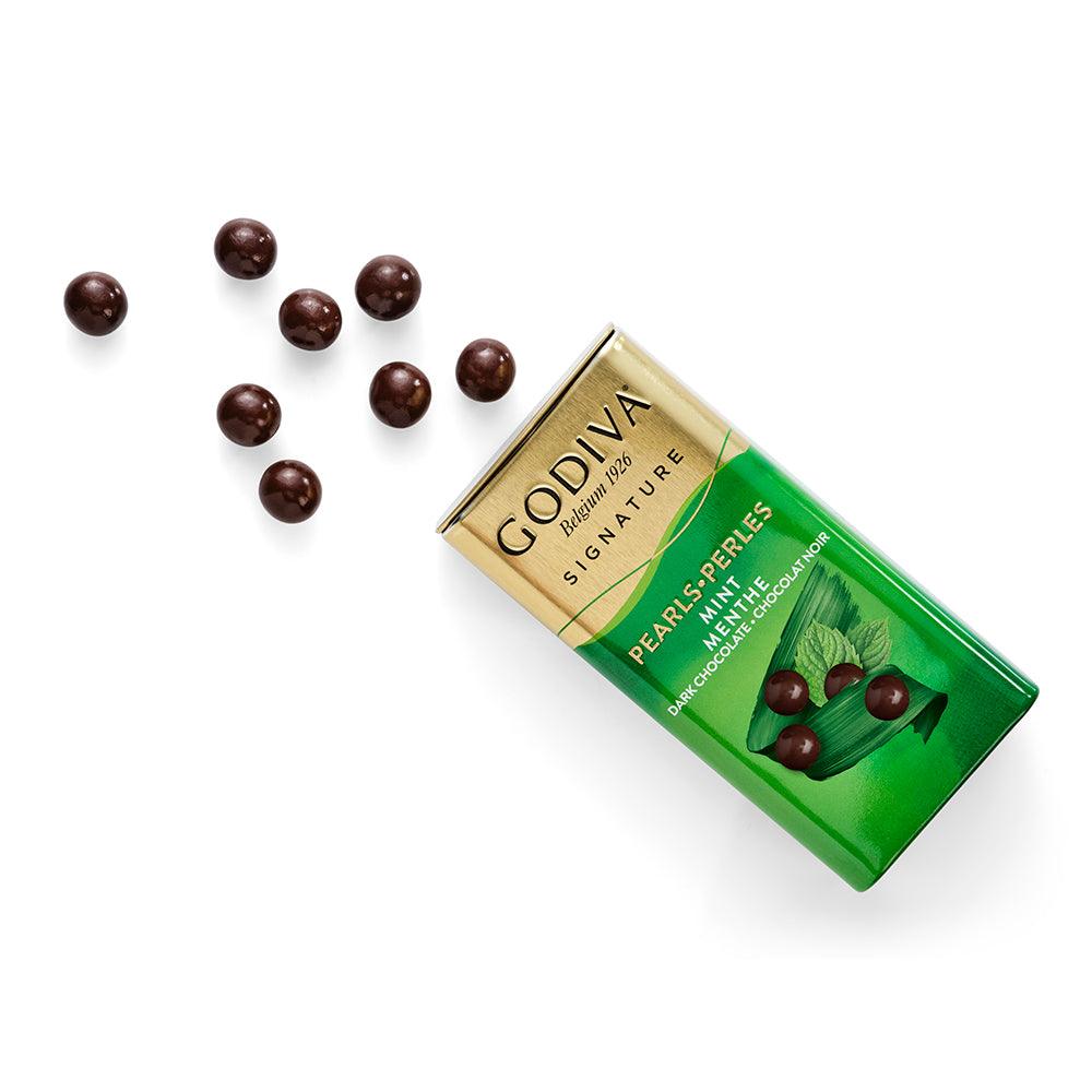 Dark Chocolate Mint Pearls 43g | GODIVA Chocolates UK